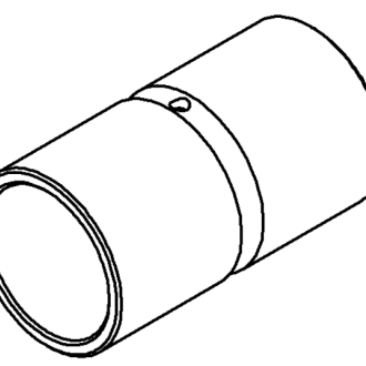 T154166 Bucha de Aço T154166 para Retroescavadeira John Deere 310K